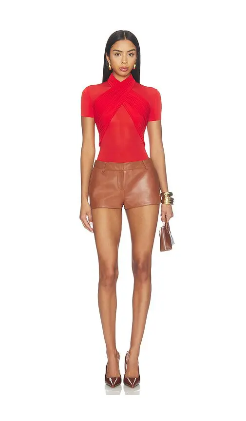 FRANÃ§OISE Odessa Short Sleeve Top In . Also