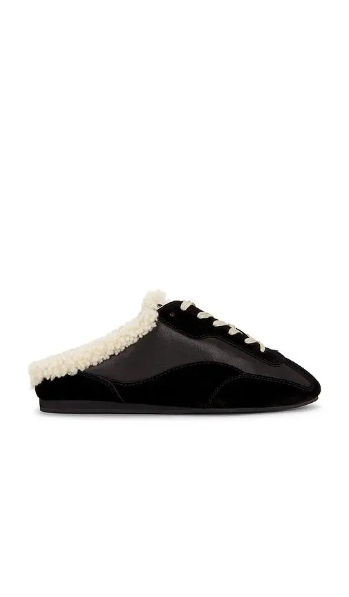 Simkhai Georgie Shearling Slip On In . Also - Black