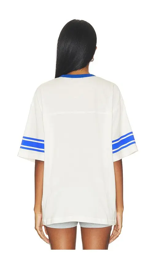 Junk Food Rams Oversized Stripe Ringer Tee In . Also