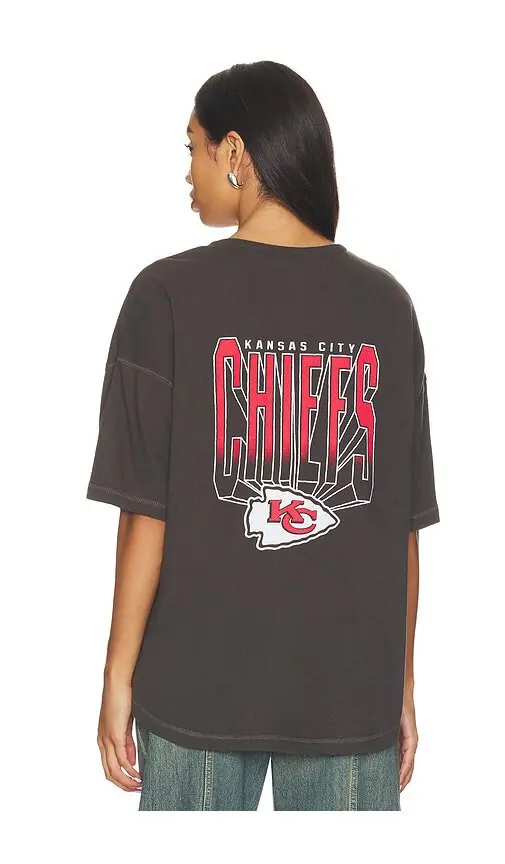 Junk Food Chiefs Baseball Jersey - Black