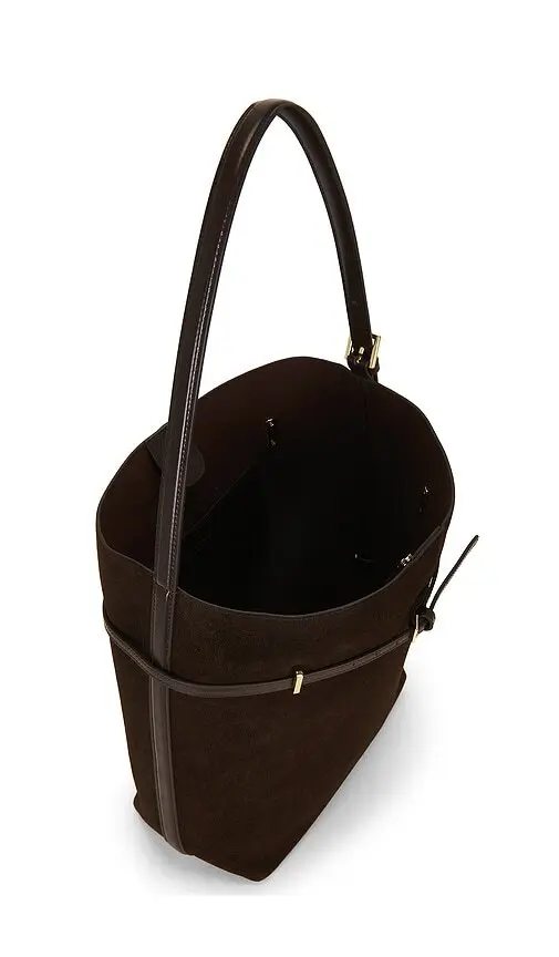 VERAFIED Verified X Revolve Suede Belted Tote Bag