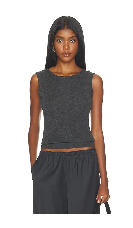 VIR VITA Iris Scoop Back Tank In . Also - Grey