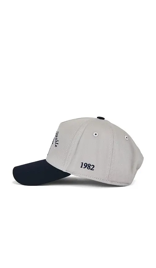 SIEGELMAN STABLE Embroidered Baseball Cap - Grey