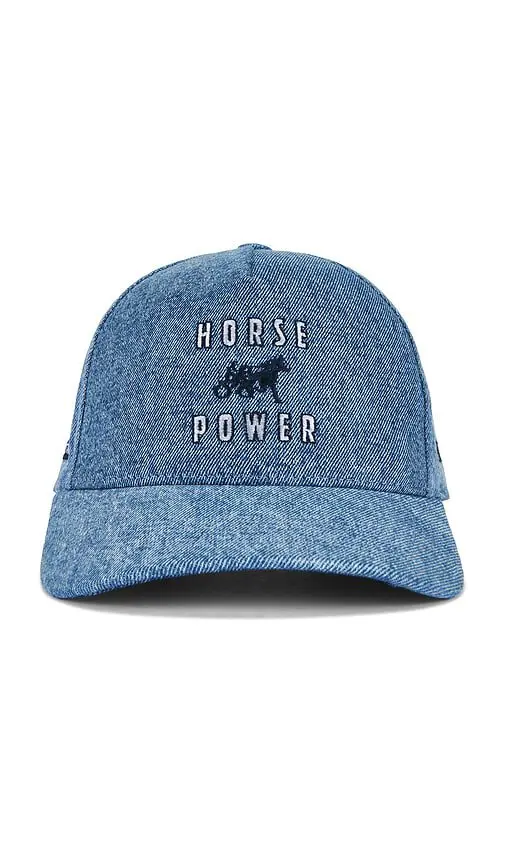 SIEGELMAN STABLE X Ford Embroidered Denim Cap