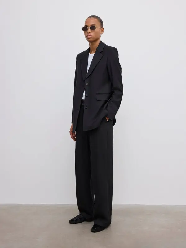 HOUSE OF DAGMAR Wool Tailored Blazer