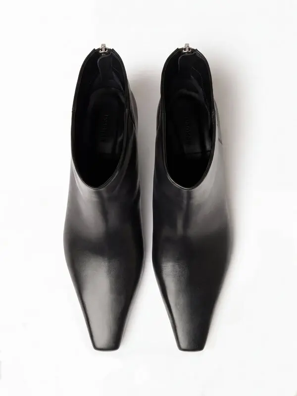 HOUSE OF DAGMAR Leather Ankle Boots