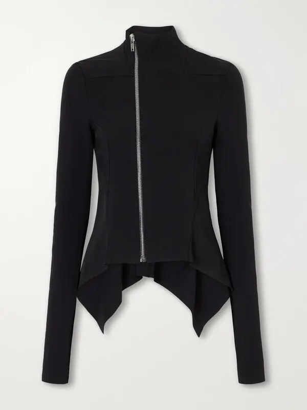 Rick Owens Naska Gary Stretch-jersey Jacket - Black