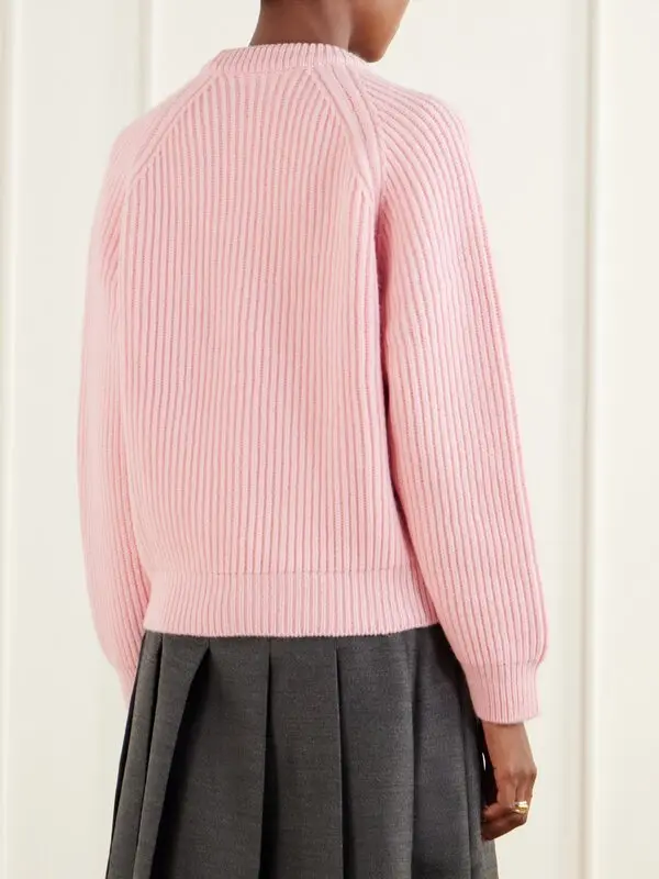 Daughter Ribbed Mélange Wool Sweater