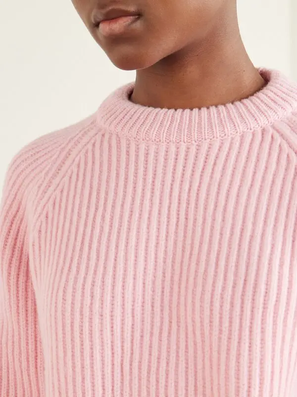 Daughter Ribbed Mélange Wool Sweater