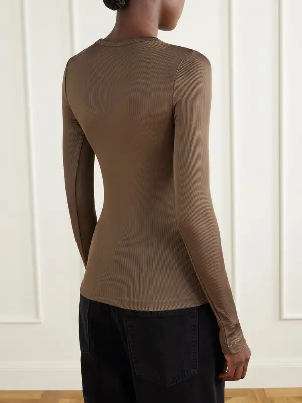AGOLDE Delphi Ribbed Stretch T-shirt