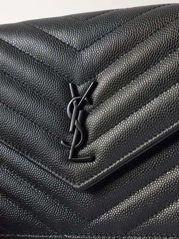 Saint Laurent Cassandre Mini Matelassé Leather Shoulder Bag