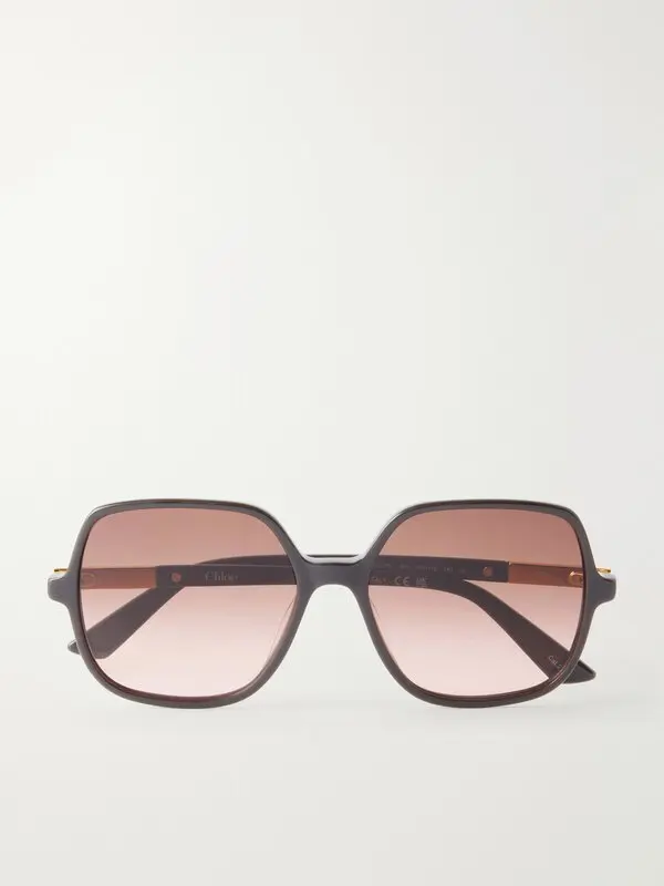 Chloé Acetate Sunglasses - Black