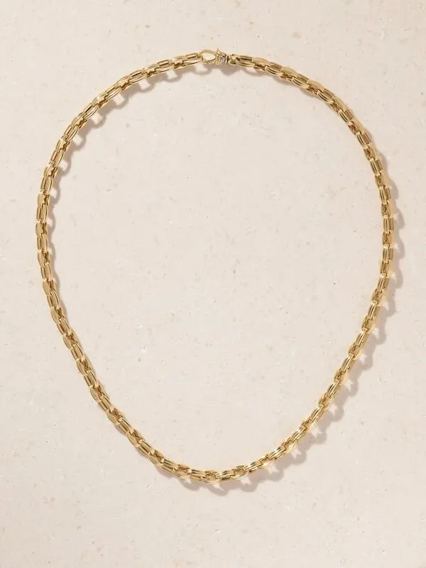 LUCY DELIUS Siren 14-karat Diamond Necklace - Gold