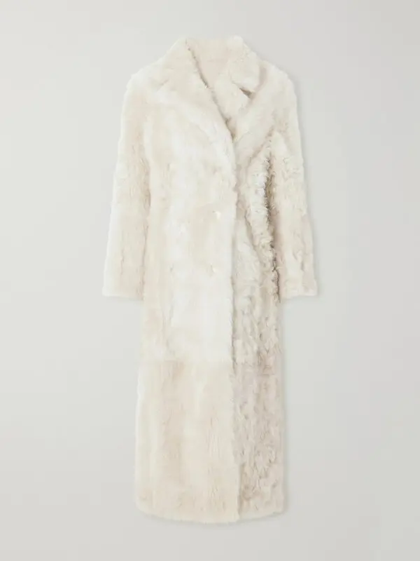 YVES SALOMON Shearling Coat - Neutrals