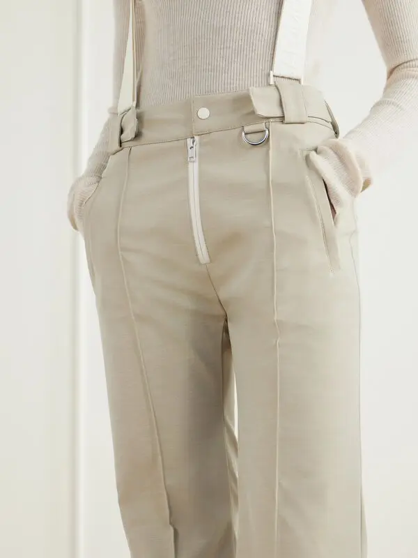 YVES SALOMON Pleated Flared Ski Pants