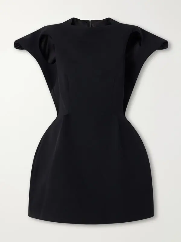 Maticevski Forge Crepe Mini Dress - Black