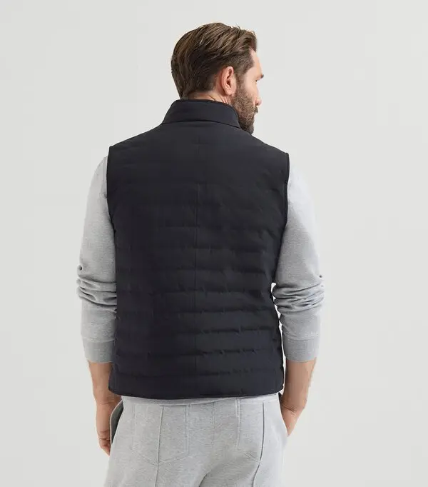 Brunello Cucinelli Bonded Taffeta Down Gilet