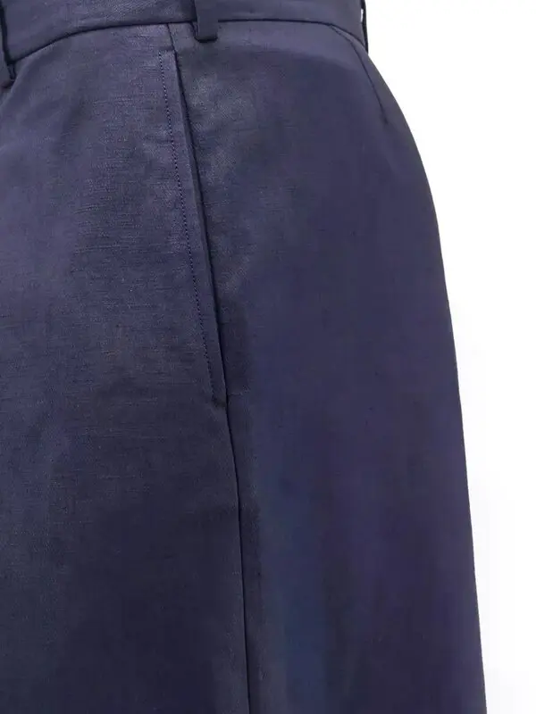 Loewe Double-pleat Shorts - Blue