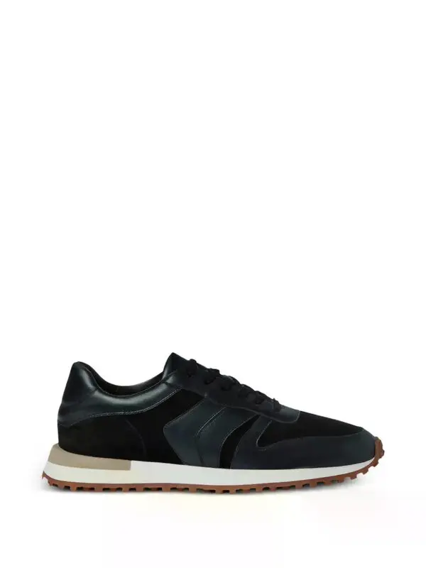 BRETT JOHNSON Panelled Leather Sneakers
