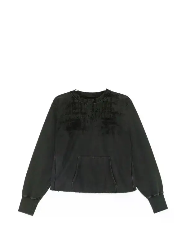 MAISON MARGIELA Logo-print Sweater - Grey