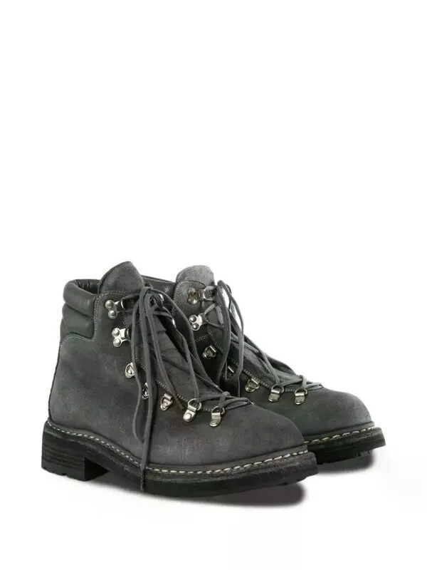 Guidi Suede Lace-up Hiking Boots