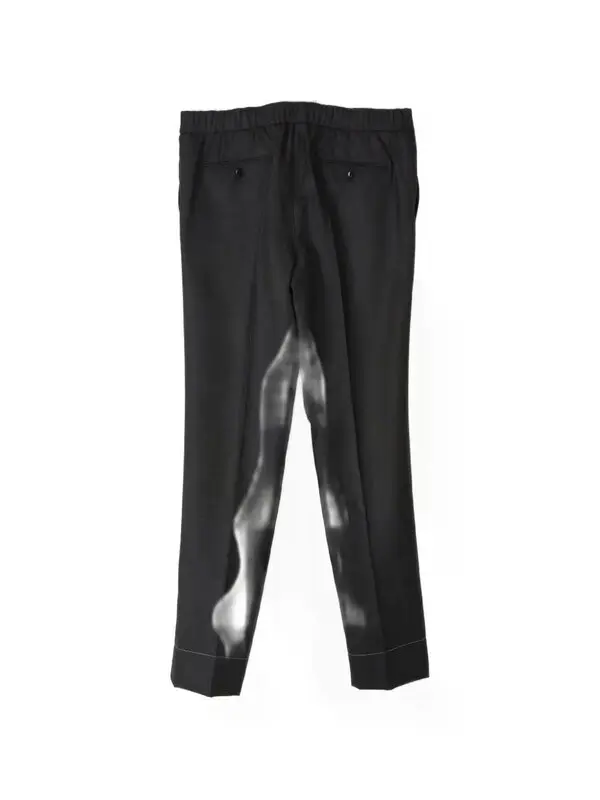 Brioni Elasticated-waistband Wool Trousers