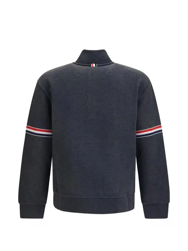Thom Browne Funnel-neck Buttoned Sweater