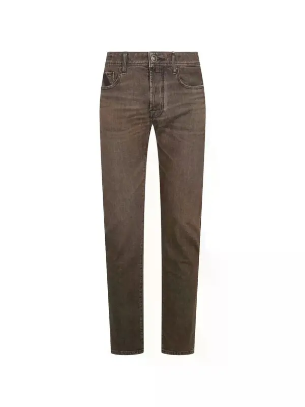Jacob Cohen Logo-patch Straight-leg Jeans