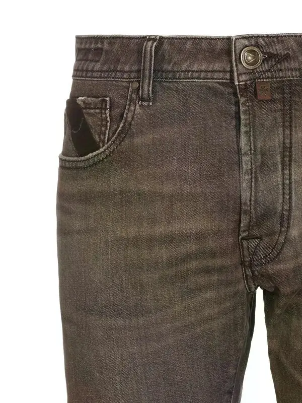 Jacob Cohen Logo-patch Straight-leg Jeans