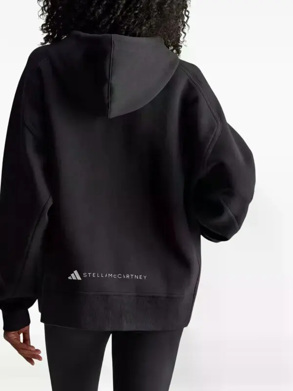Adidas Logo-print Zip-up Hoodie