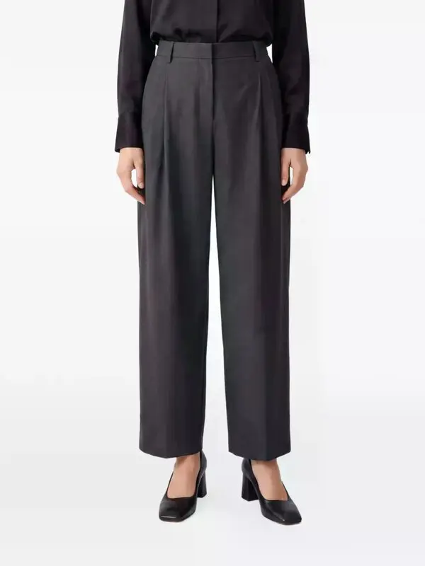 Max Mara Pleated Wide Leg Trousers