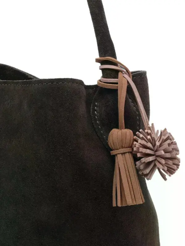 D.a.t.e. Suede Bucket Bag With Tassel Detail