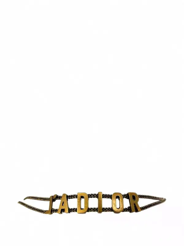 Dior J'adior Choker Necklace With Signature Detail - Gold