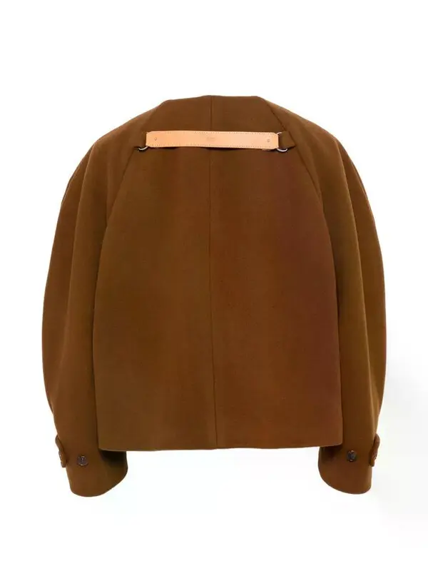 HED MAYNER Button-fastening Raglan-sleeve Jacket