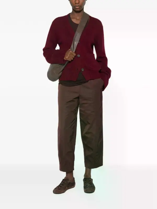 PSOPHIA Elasticated-waistband Cropped Trousers