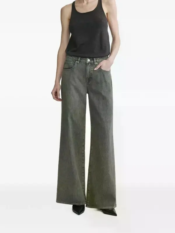 DL1961 Alex Wide-leg Jeans In Acid Wash