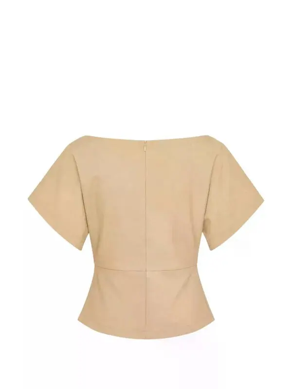 CLUB21 COLLECTION Gathered Boat-neck Top