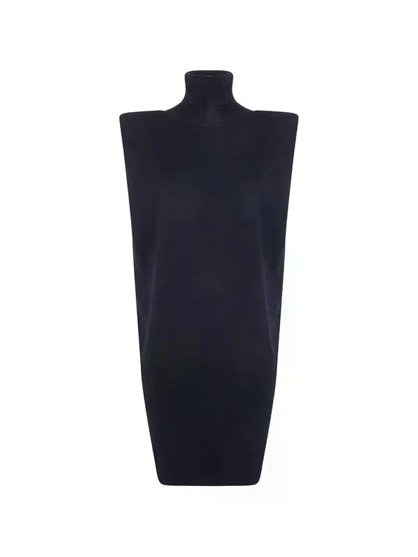 TWINSET Turtleneck Mini Dress - Black