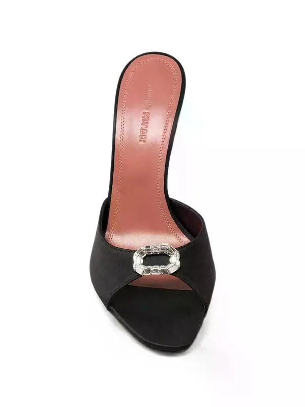 Amina Muaddi Mini Camelia Crystal-embellished Sandals