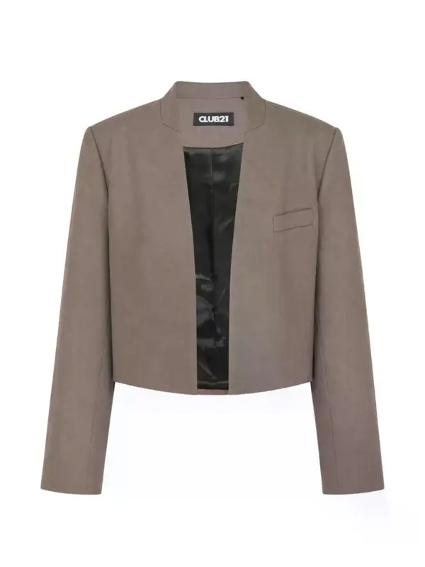 CLUB21 COLLECTION Alba Cropped Wool-blend Jacket