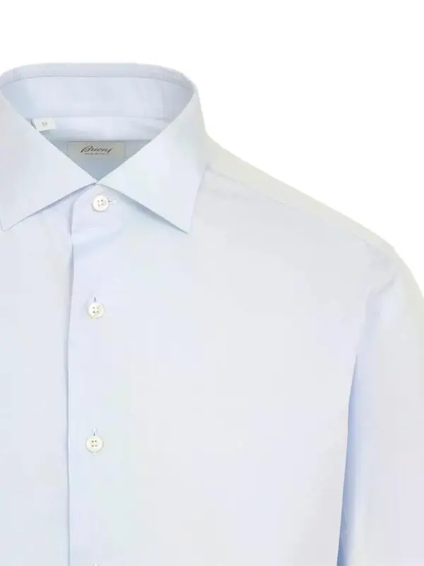 Brioni Long-sleeve Cotton Shirt