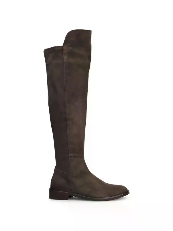 JULIE DEE Suede Over-the-knee Boots - Brown