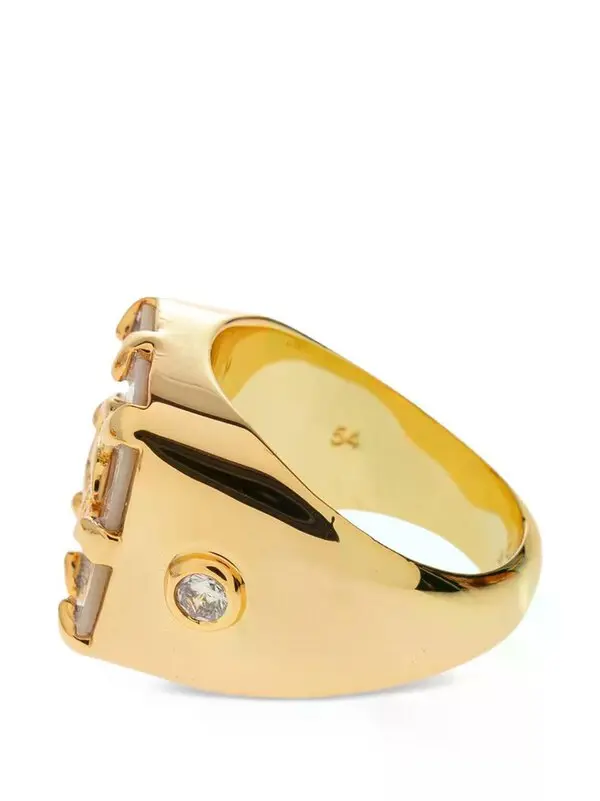 Casablanca Logo-plaque Signet Ring