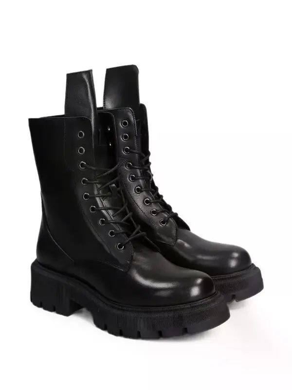 JULIE DEE Lace-up Chunky-sole Boots
