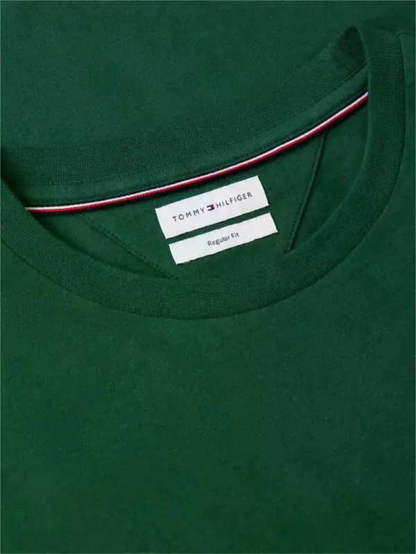 Tommy Hilfiger Regular-fit Flag-embroidered T-shirt