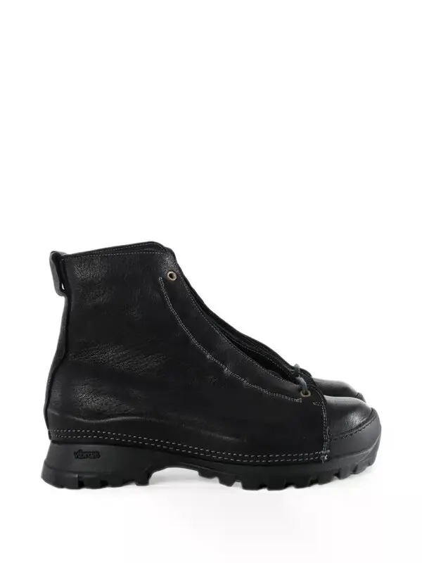 Guidi Lace-up Leather Combat Boots