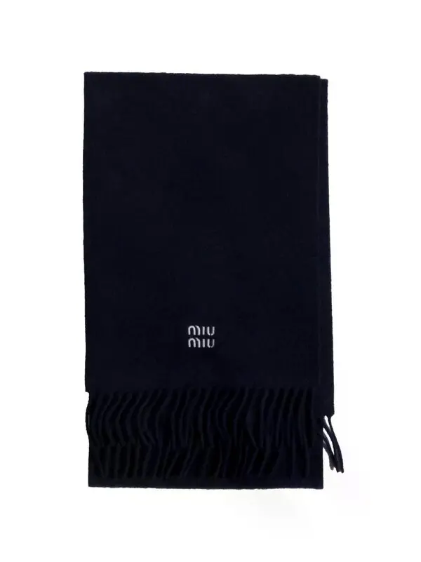 Miu Miu Cashmere Scarf - Blue