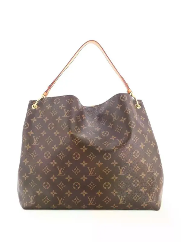 LOUIS VUITTON Monogram Canvas Mm Hobo Bag