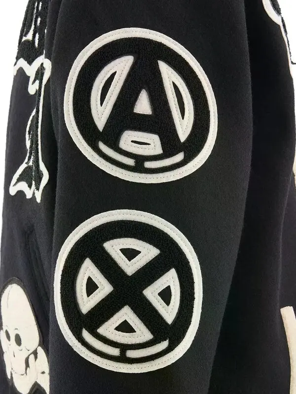 SAINT MXXXXXX Patch-detail Varsity Jacket