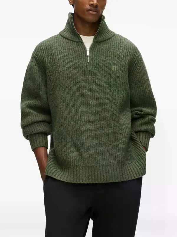 Karl Lagerfeld Half-zip Turtleneck Sweater